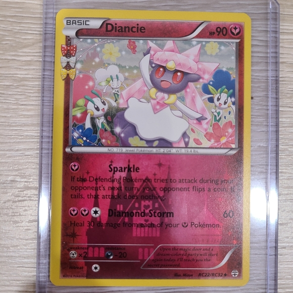 Pokemon | Toys | Pokemon Card Diancie Rc22rc32 Holo Xy Generations ...